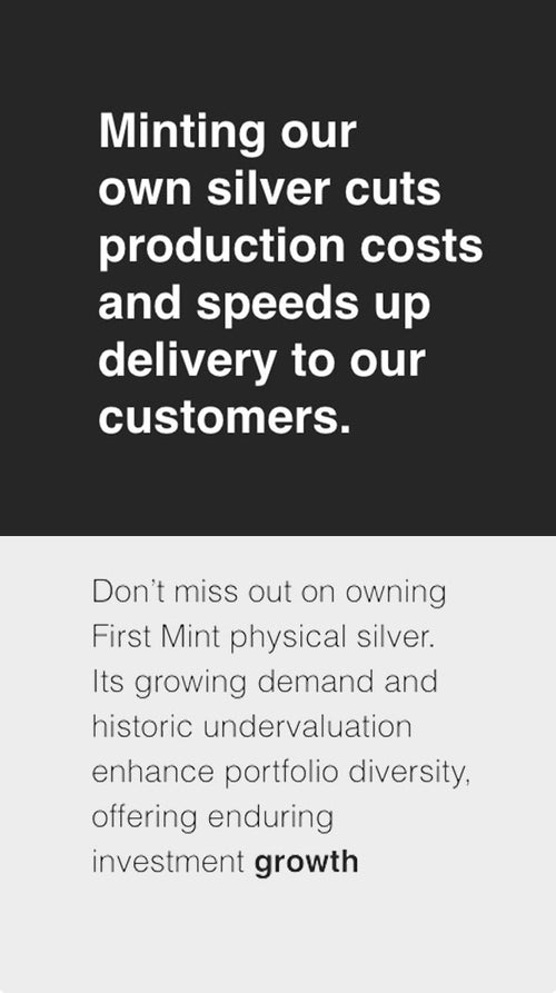 FIRST MINT - YOUR SOURCE FOR INVESTMENT GRADE SILVER BULLION