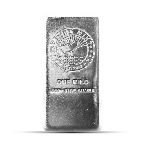 1 Kilo Silver Cast Bar
