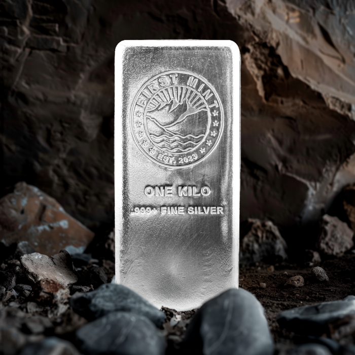 1 Kilo Silver Cast Bar