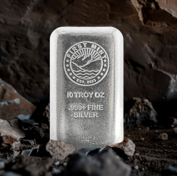 First Mint 10 oz Silver Bar