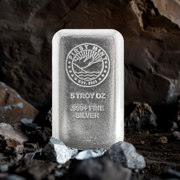5 oz Silver Cast Bar