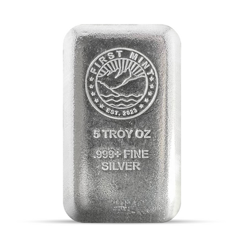 5 oz Silver Cast Bar